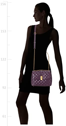 GUESS Gaia Convertible Crossbody Flap, Plum