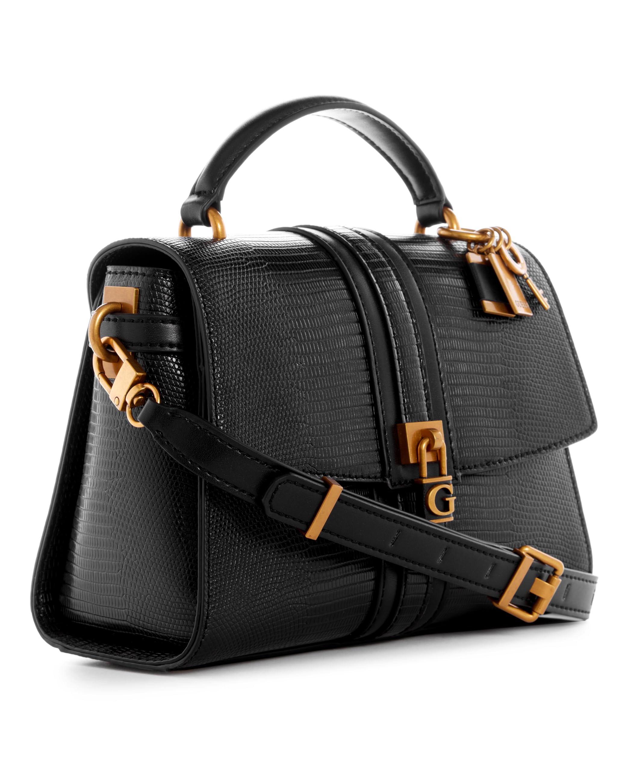 GUESS Ginevra Top Handle Flap, Taupe
