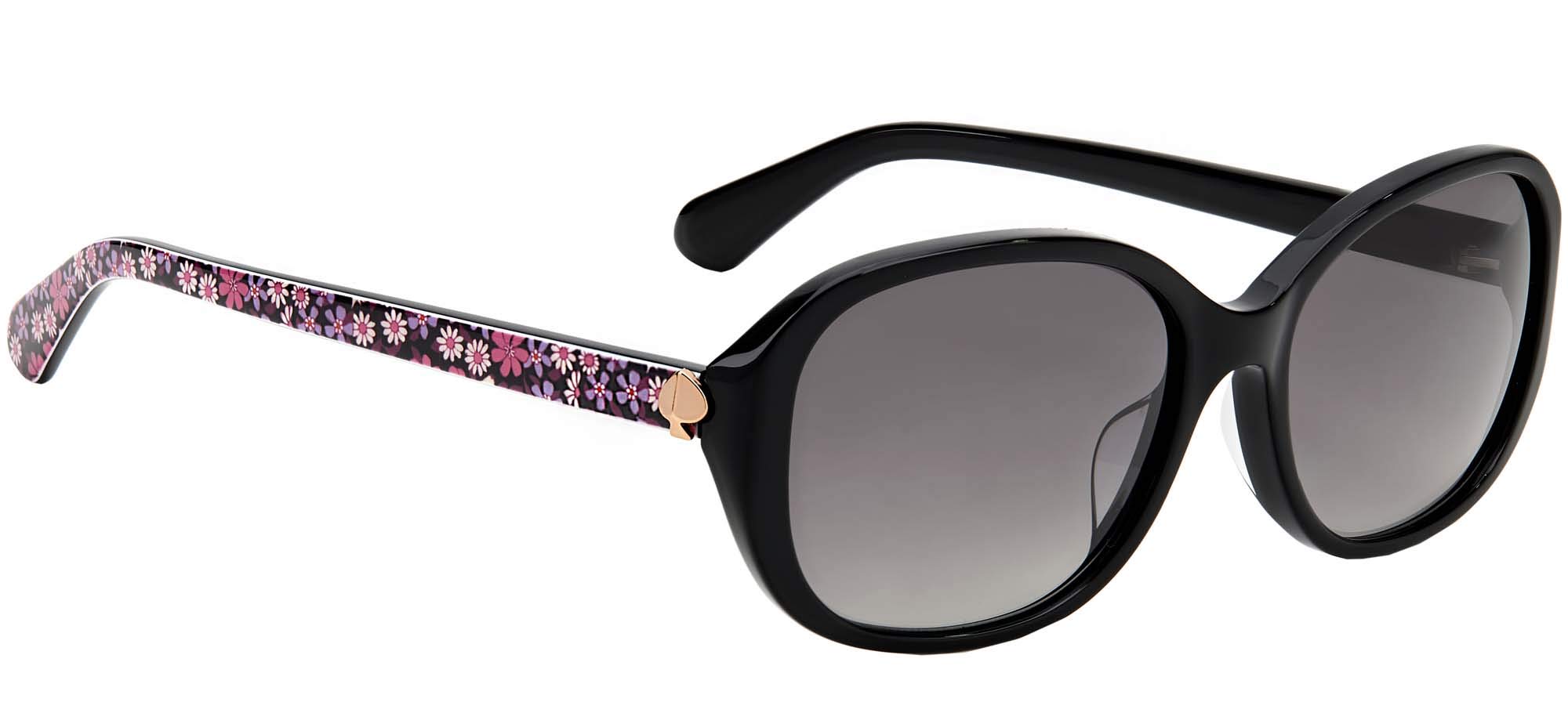 kate spade new york Izabella/G/S Black/Polarized Gray One Size