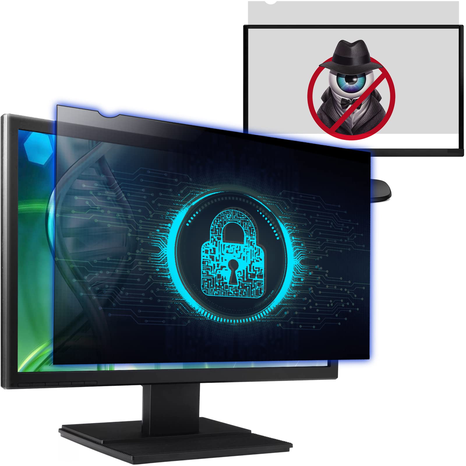 Izmapaic Computer Privacy Screen Filter for 23 Inch 16:9 Widescreen Monitor, Anti-Spy/Anti Glare Protector Office Accessories - WxH: 20 1/16" x 11 5/16" (509mm x 286mm)