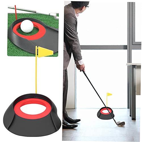 Golf Practice Putting Cup Training Aids Indoor Putter Regulation Cup with Hole and Flag