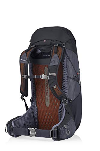 Gregory Mountain Products Miwok 42 Hiking Backpack, flame black, one size