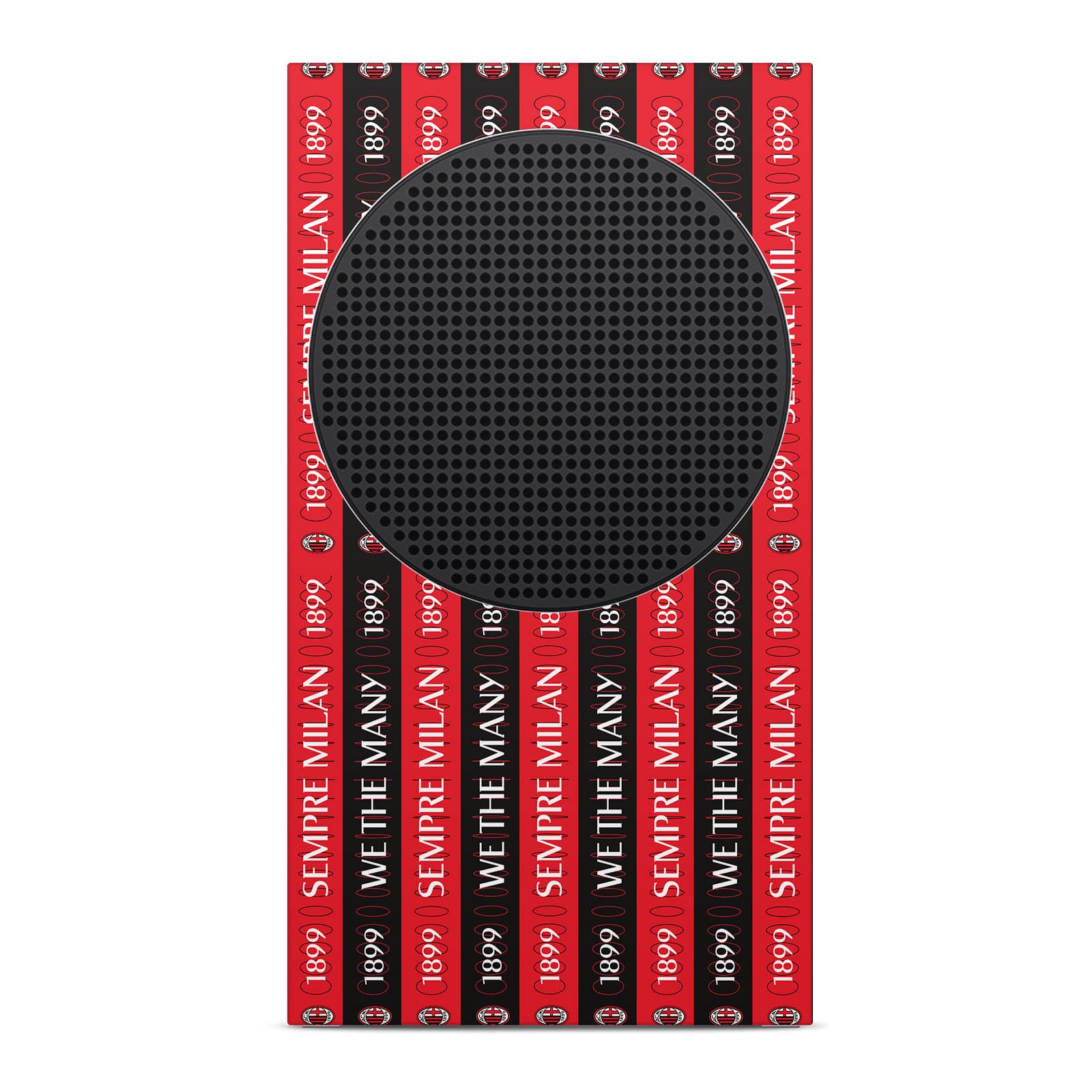 Head Case Designs Officially Licensed AC Milan Sempre Milan 1899 Art Vinyl Sticker Gaming Skin Decal Cover Compatible with Xbox Series S Console and Controller Bundle