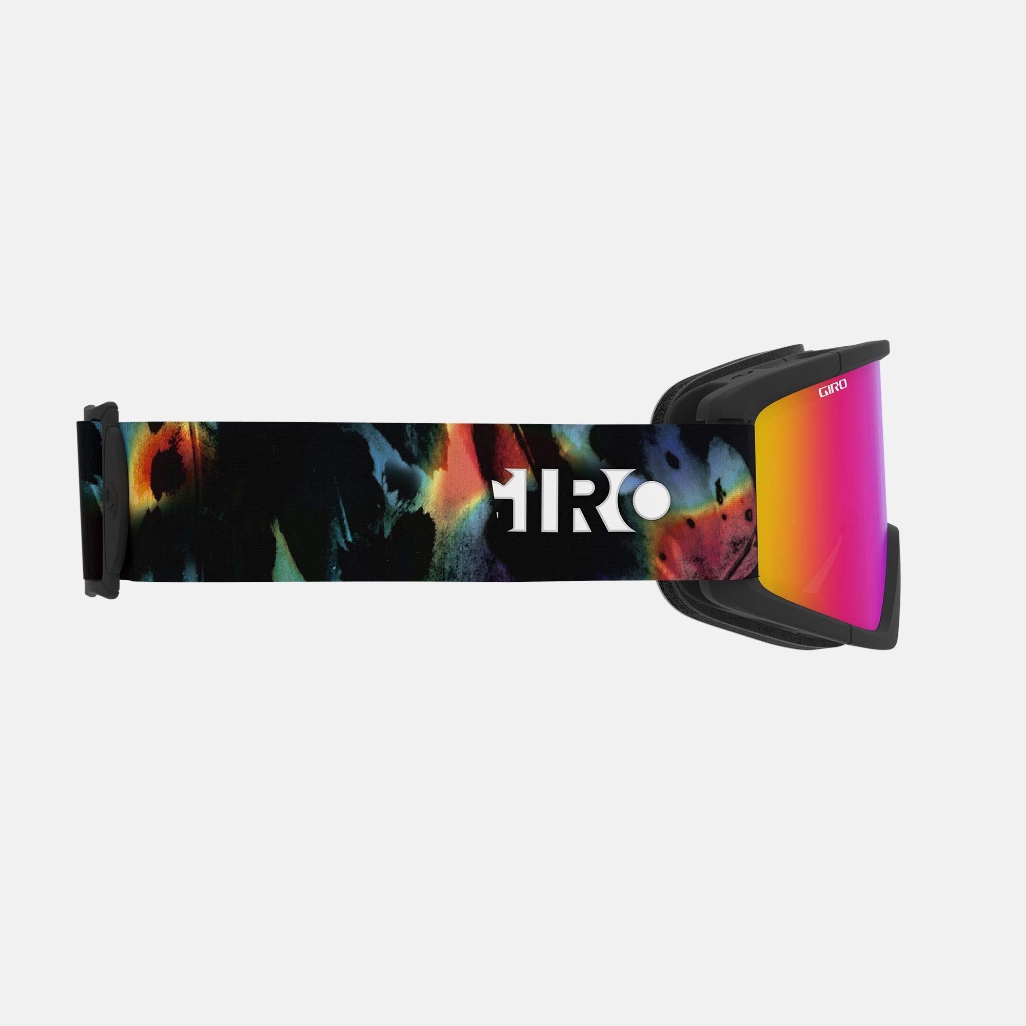 Giro Dylan Ski Goggles - Snowboard Goggles for Women & Youth - Tropic Strap with Grey Cobalt/Yellow Lenses