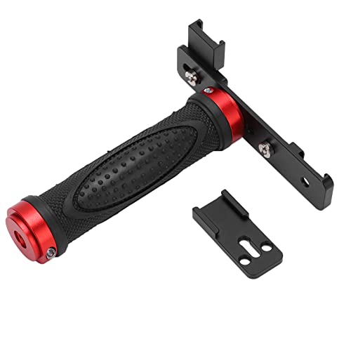 Handheld Holder Stand, Heavy Duty Portable Universal Mini 1/4 Inch Handle Grip Stabilizer Multi Purpose for LED Video Light for Action Camera for Smartphone