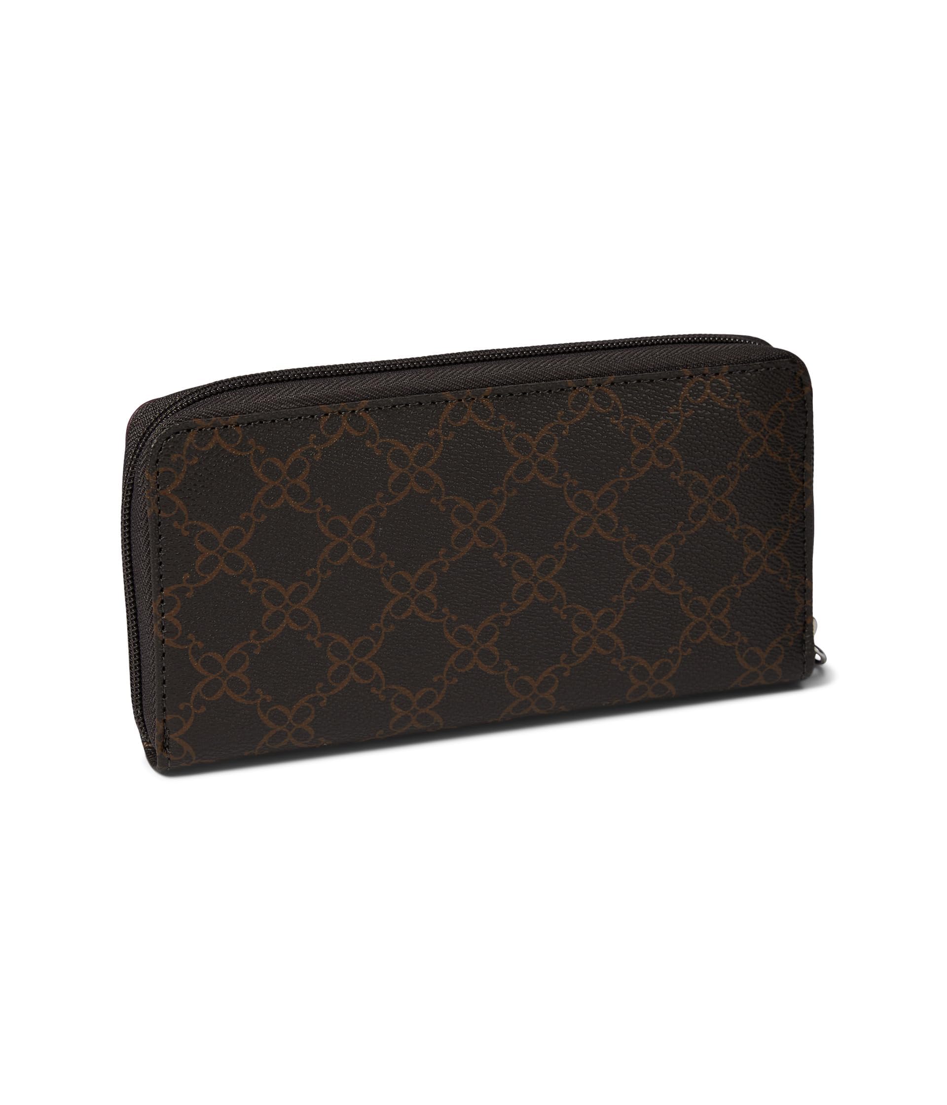 NINE WEST Wildwood Slg Zip Around Bifold Wallet Magnolia Floral One Size