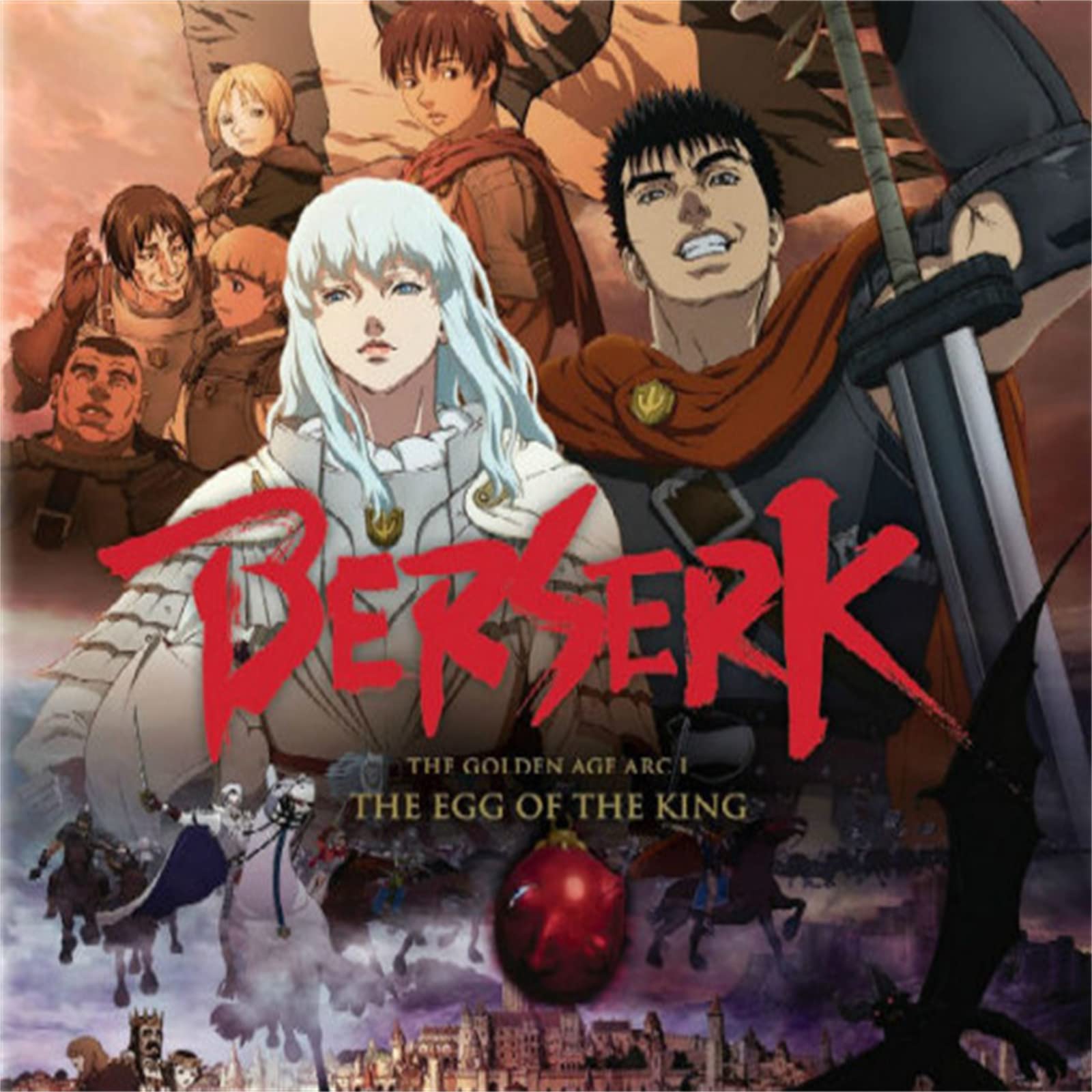 ham 1997 Griffith Berserk Crimson Behelit Necklace Guts Beheritto The Egg Of The King Pendant Free With Chain Copper, Red