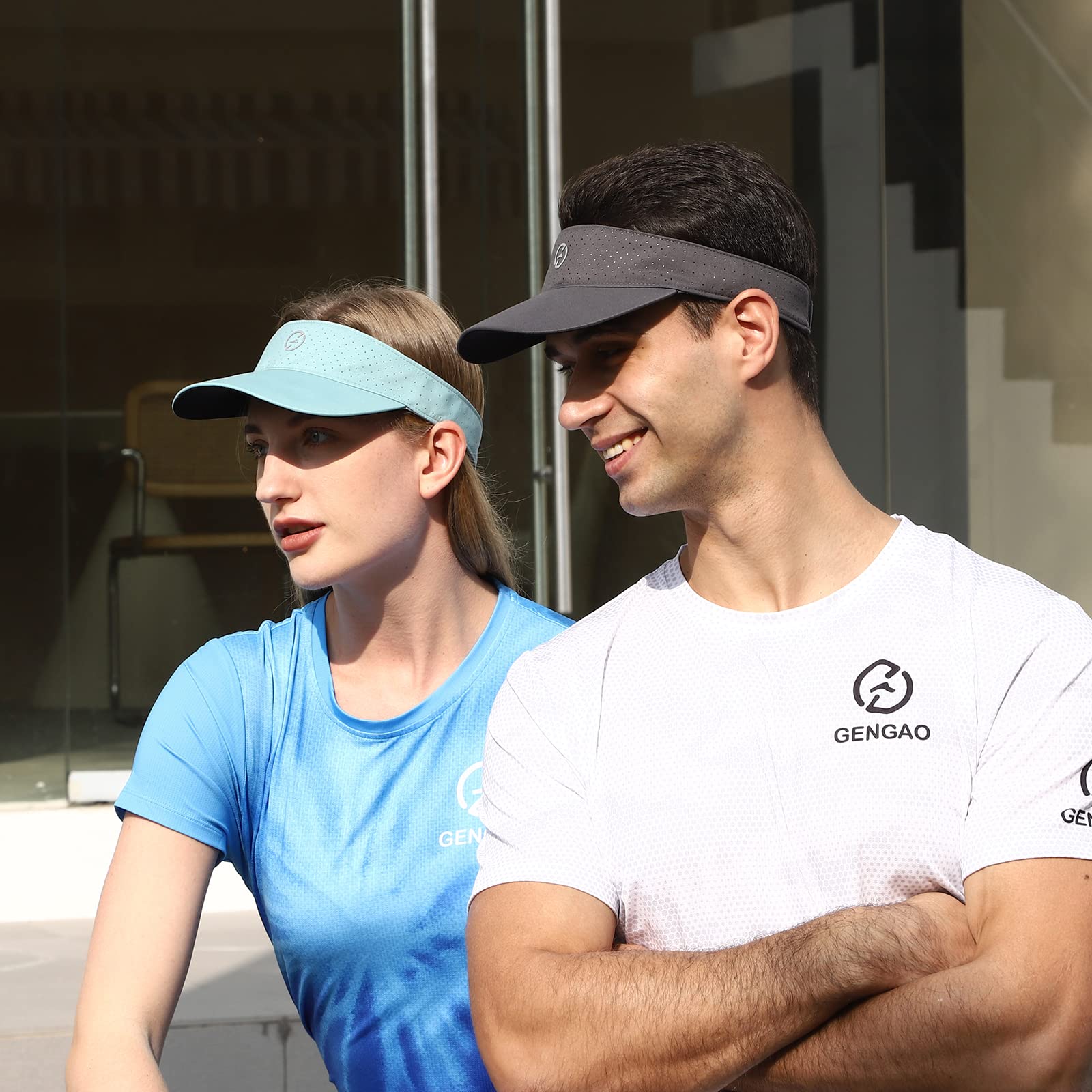 HIGHTERTON Visors for Women - Wind Tunnel Designed Sun Visor, Ultra-Lightweight Visor for Men - Ideal for Golf, Tennis, and Running - Unisex Design Mint Green