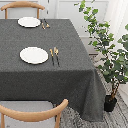 Home Christmas Decoration Natural Flowers Cute Cartoon Pattern Tablecloth New Year Rectangle Table Cover Picnic Mat A8 140x210cm
