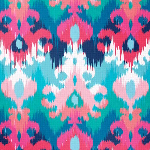 Hightide Yoga Mat Cover - Non Slip Microfiber Towel with Corner Pockets for Yoga and Bikram Hot Yoga in Two Sizes and Many Patterns (Radiance, 26" x 74")
