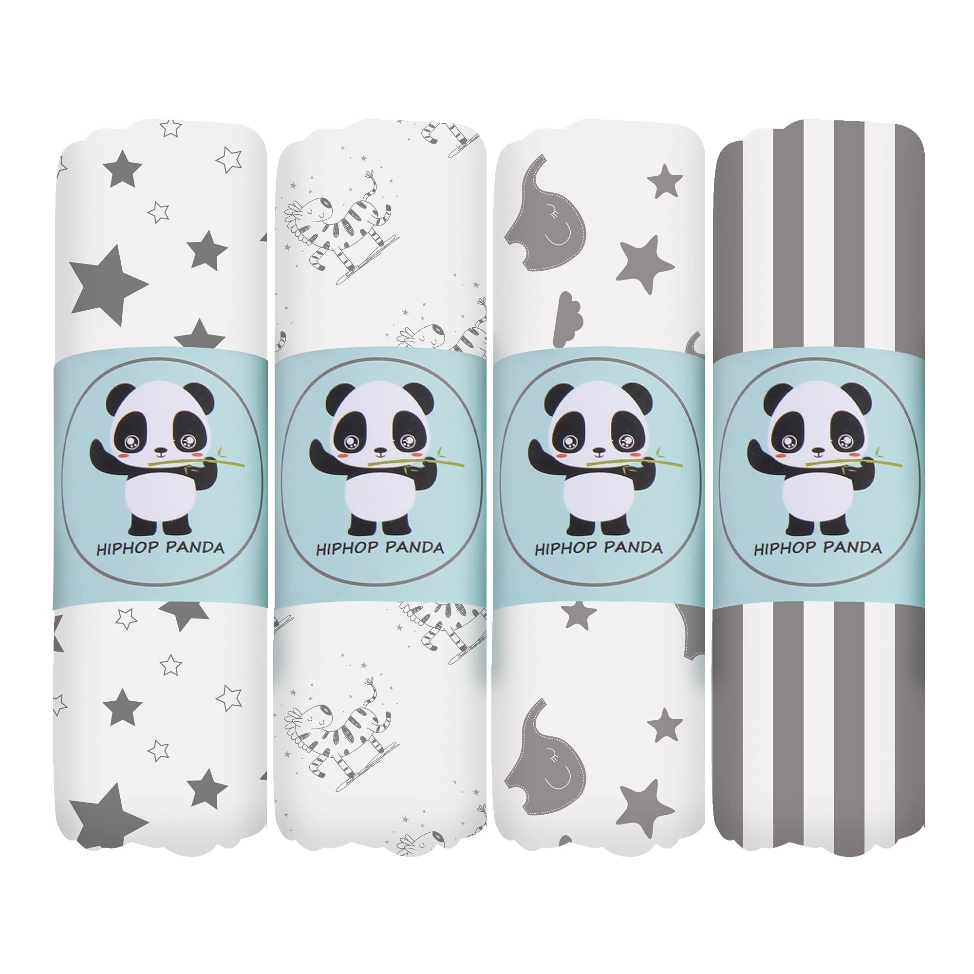 HIPHOP PANDA Muslin Baby Swaddle Blanket