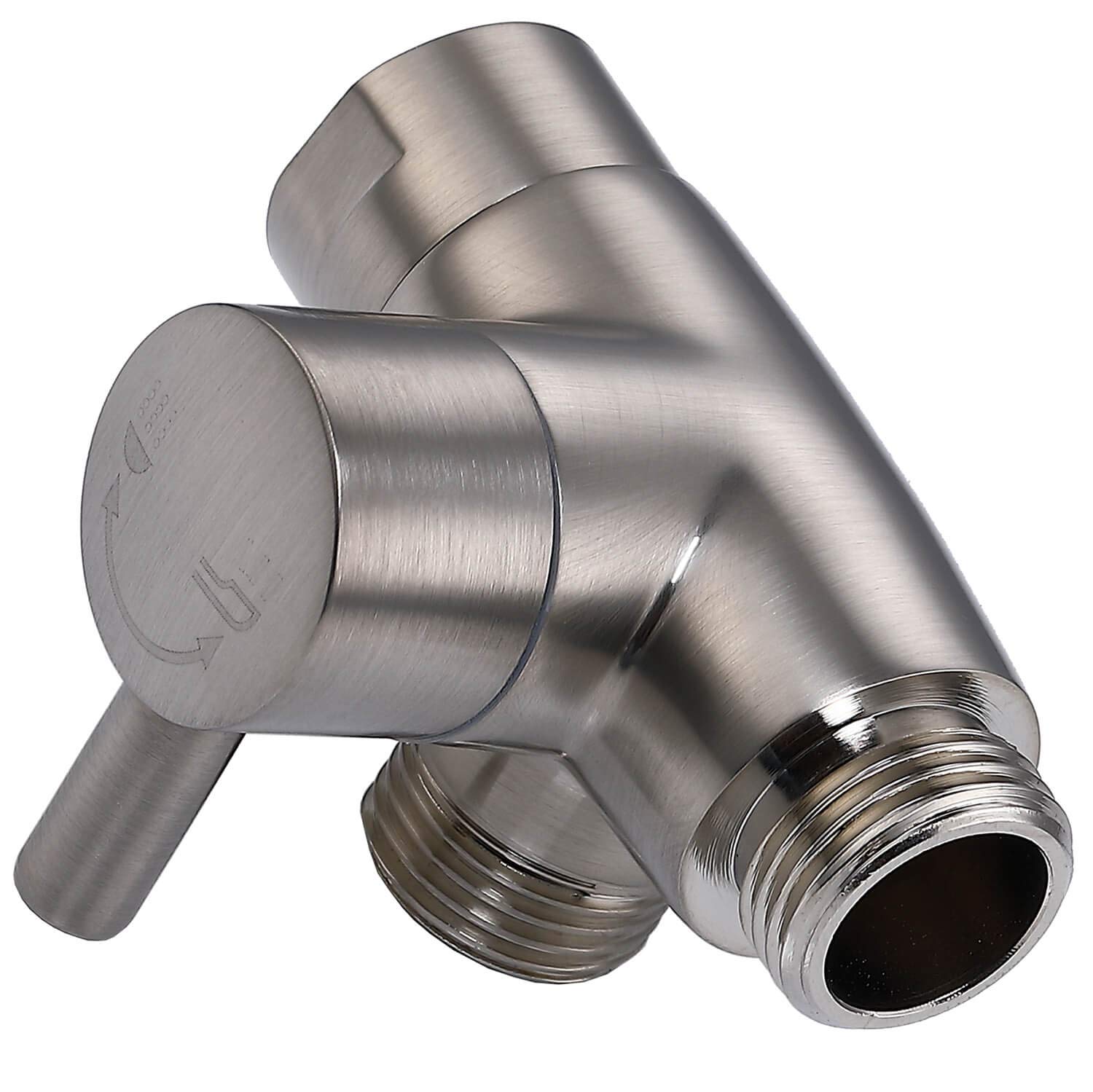 G-Promise Solid Metal Shower Arm Diverter for Hand Held Showerhead and Fixed Spray Head ⣠G 1/2 3-Way Bathroom Universal Shower System Replacement Part