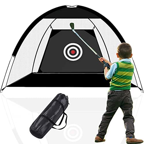 Golf Net, Golf Hitting Nets Training Aids Golf Practice Nets for Backyard Driving Range, Golf Chipping Net with Target Carry Bag for Indoor Outdoor Sports