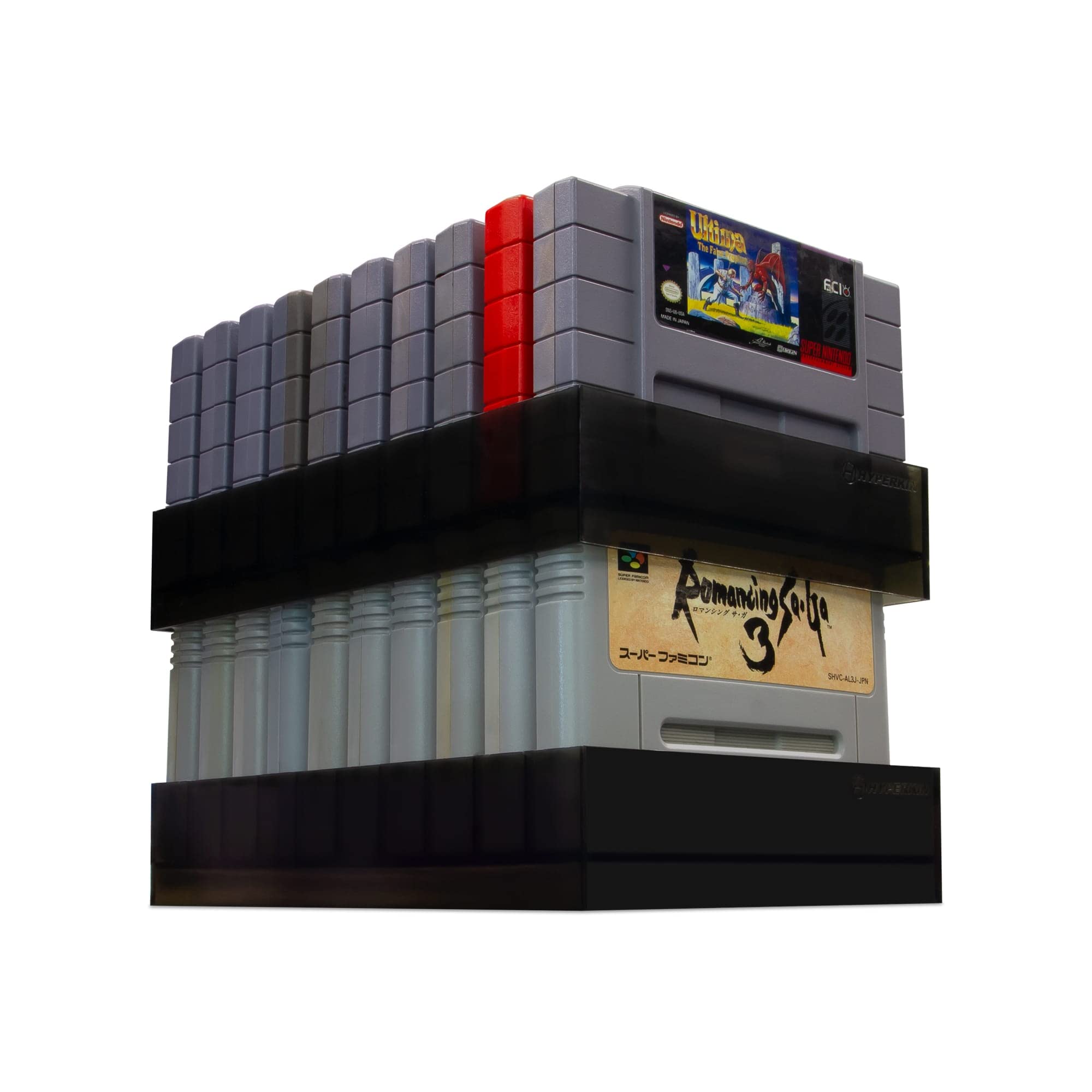Hyperkin 10-Cartridge Storage Stand for SNES (2 Pack)