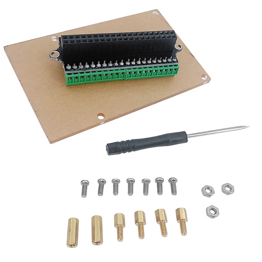 Jienk RPi GPIO Solderless Terminal Block Breakout Board Module Expansion Board for Raspberry Pi