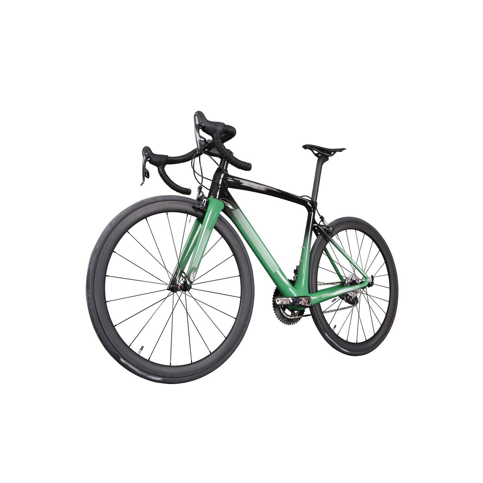 HESNDzxc Bicycles for Adults Full Carbon V-Brake Road Bike with Wheel Kit Complete Bike (Size : Medium)