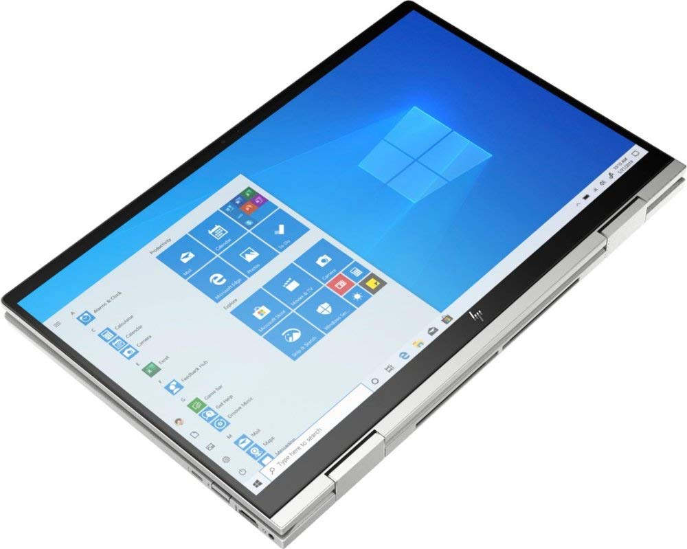 HP Envy x360 2-in-1 Laptop, 15.6" Full HD Touchscreen, 10th Gen Intel Core i7 Processor, 12GB Memory, 512GB PCIe NVMe SSD, Wi-Fi, HDMI, Backlit Keyboard, Windows 10 Home, Silver (i7-1065G7 Processor)
