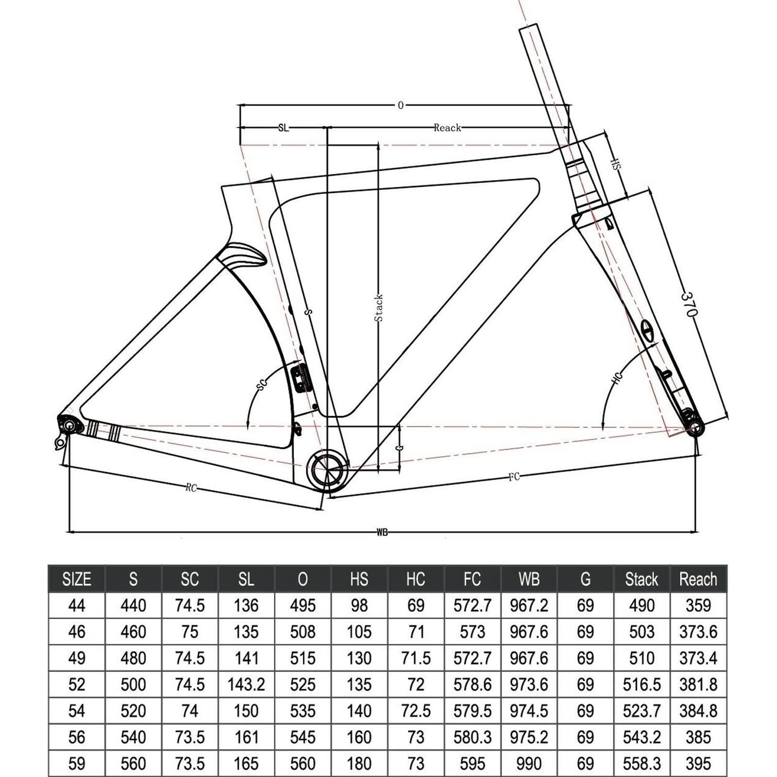 HESNDzxc Bicycles for Adults Carbon Frame Road Bike Alloy Wheel Clincher Fork Seatpost V Brake (Size : Medium)