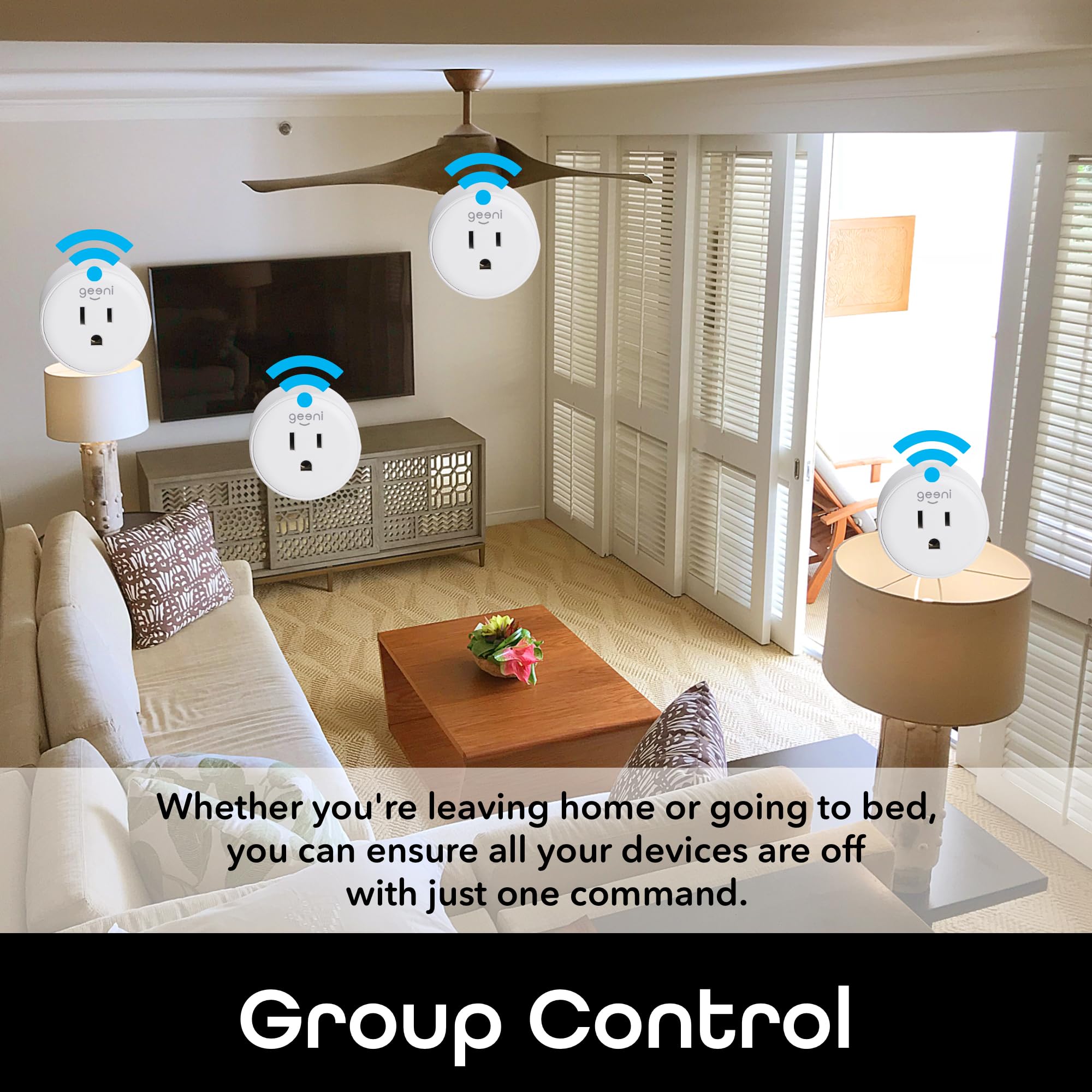 Geeni DOT Smart Wi-Fi Outlet Plug, White, (1 Pack) β No Hub Required β Works with Amazon Alexa and Google Assistant, Requires 2.4 GHz Wi-Fi