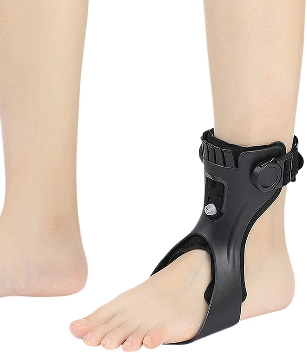 GFBHD Foot Drop orthosis Drop Foot Brace Orthosis Ankle Support Drop Orthosis Rehabilitation Use After Ankle Injury and Fracture (Color : Left Foot, Size : L)