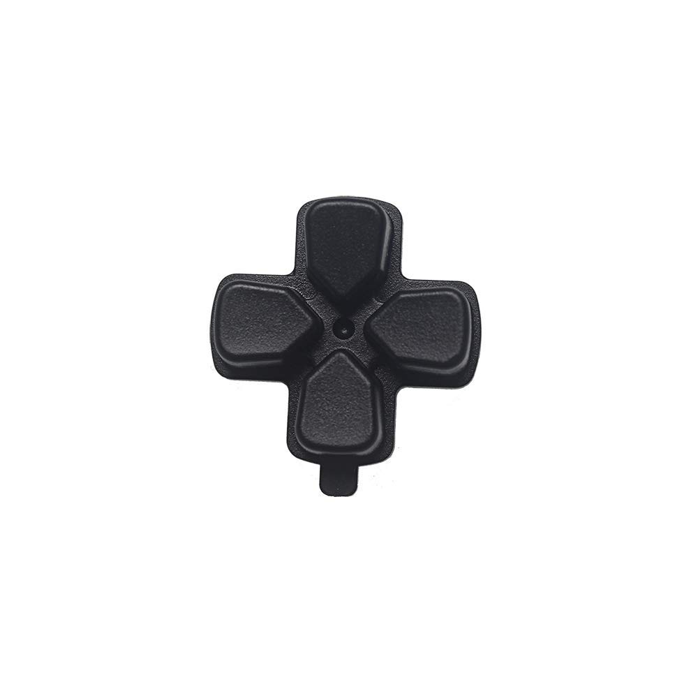 GOTRUTH Replacement Repair Kits for PS5, D-pad + Touchpad Share Options + R1 L1 Trigger + ABXY Bullet Button, Full Set Buttons for Playstation 5 DualSense Controller (Black)