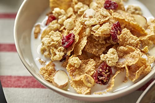 Great Grains Cranberry Almond Crunch Cereal, Cereal with Dried Cranberries and Almonds, Non-GMO Project Verified, 14 OZ Box
