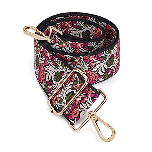 HKCLUF Wide Purse Strap Women Guitar Strap Purse For Women Adjustable Replacement Straps for Handbags Crossbody Shoulder Bucket Bag Replacement Belt