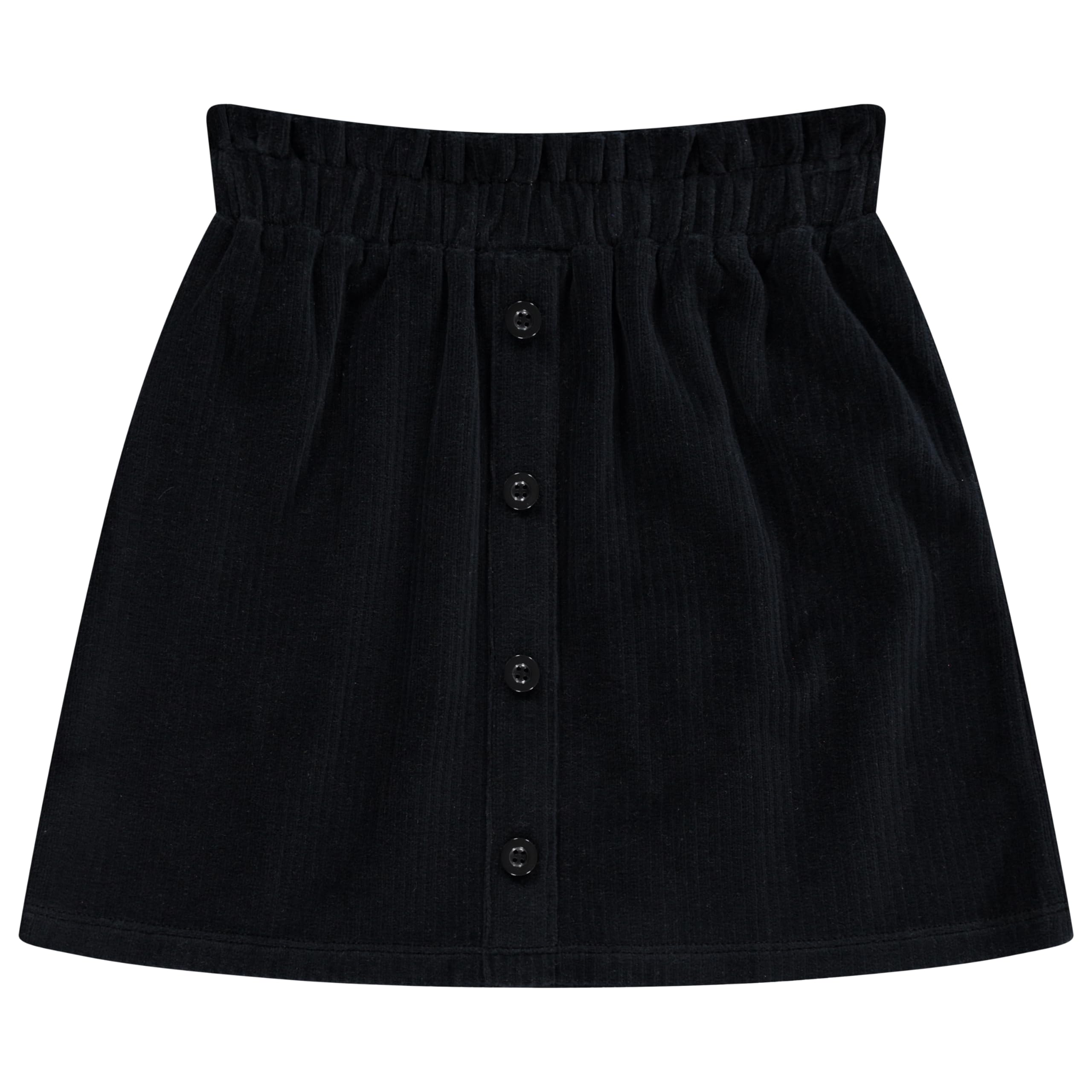 Girls 4 pk Wardrobe with Dress and Cord Skirt, Black, 6