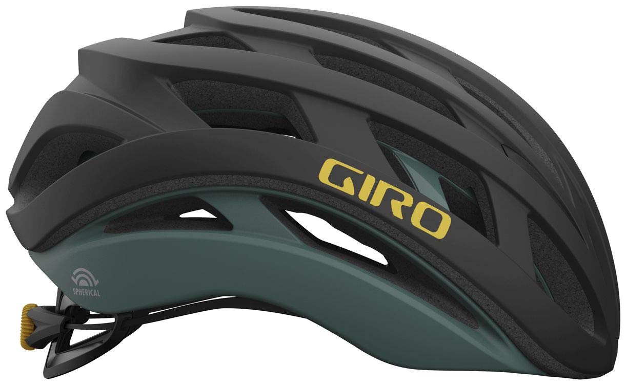 Giro Helios Spherical Adult Road Cycling Helmet - Matte Warm Black (Discontinued), Large (59-63 cm)