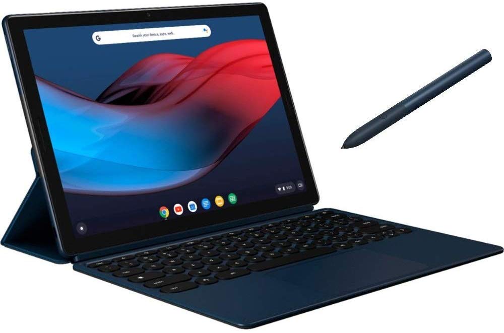 Google Pixel Slate w/Keyboard and Pen (12.3" Touch Screen Display | 8th Gen Intel Core i5 | 8GB RAM | 128GB EMMC) Tablet (Midnight Blue)| Fingerprint Reader | Chrome OS