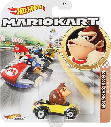 Hot Wheels Mario Kart Character Cars Diecast Complete Set of 7 Vehicles from GBG25-956K Release