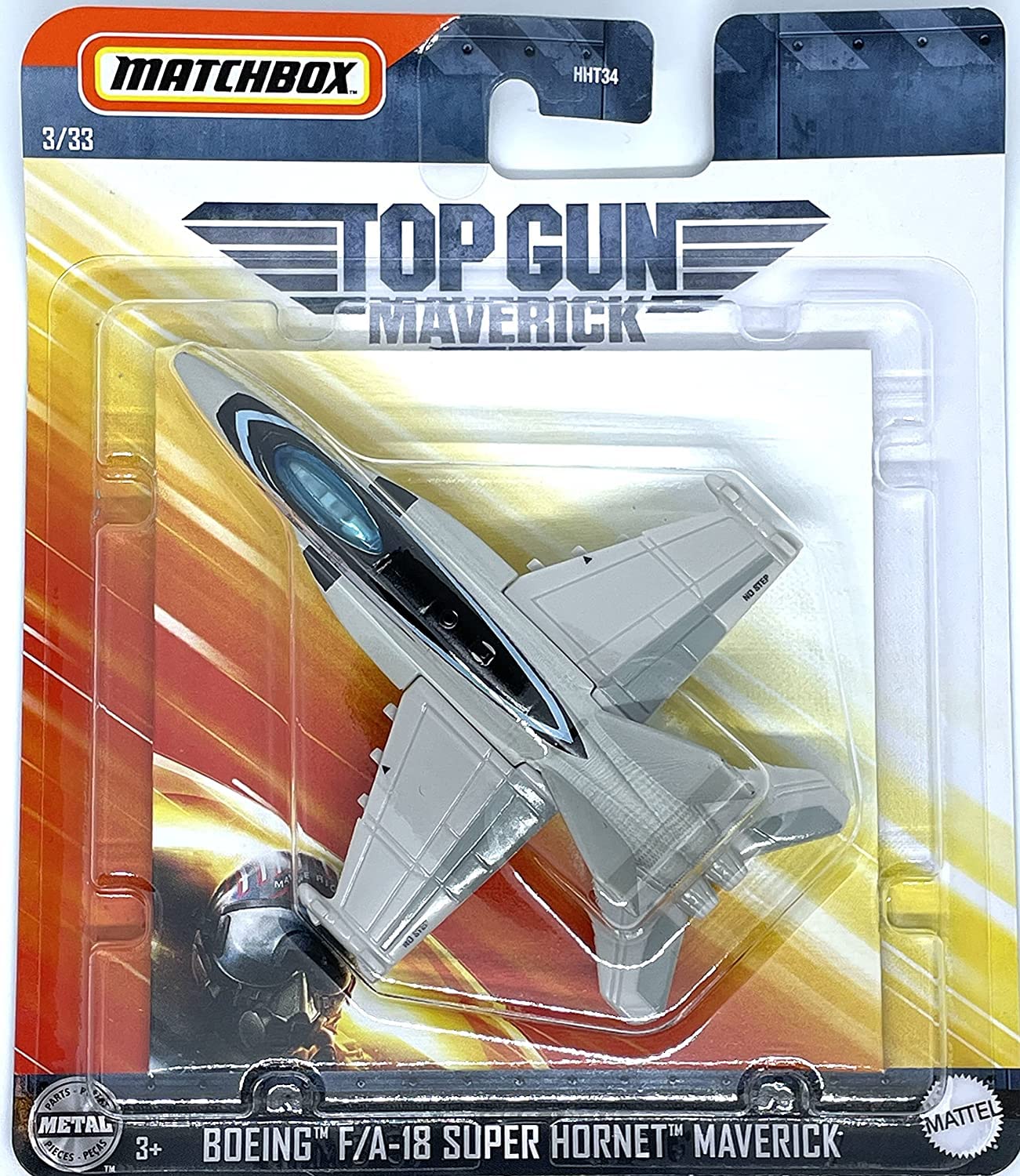 Hot Wheels Matchbox 2022 - Sky Busters Boeing F/A-18 Super Hornet Maverick Top Gun #3/33