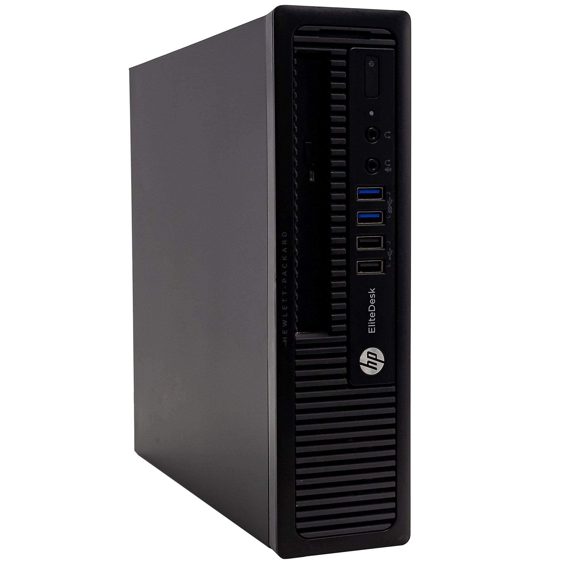 HP Elitedesk 800 G1 Ultra-Slim Desktop Computer, Intel i7-4770s up to 3.9 GHz, 8GB RAM, 240GB SSD, DVD, Windows 10 Professional 64 Bit (Renewed)