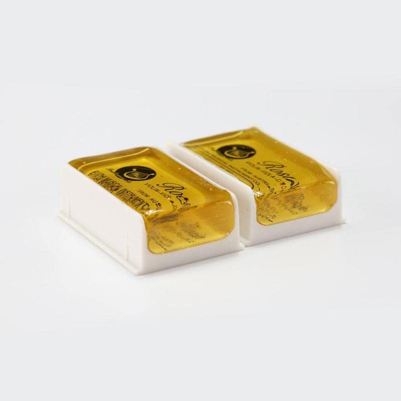 Geva Natural Violin Rosin 8 pack Violin Rosin Light Low Dust Resin Suit for Violin Viola & Cello