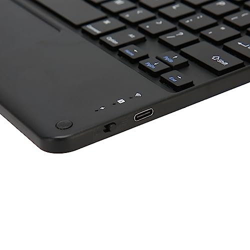 HD Tablet, Dual Camera Tablet PC 10.1in FHD 8GB RAM 256GB ROM with Keyboard for Travel (US Plug)