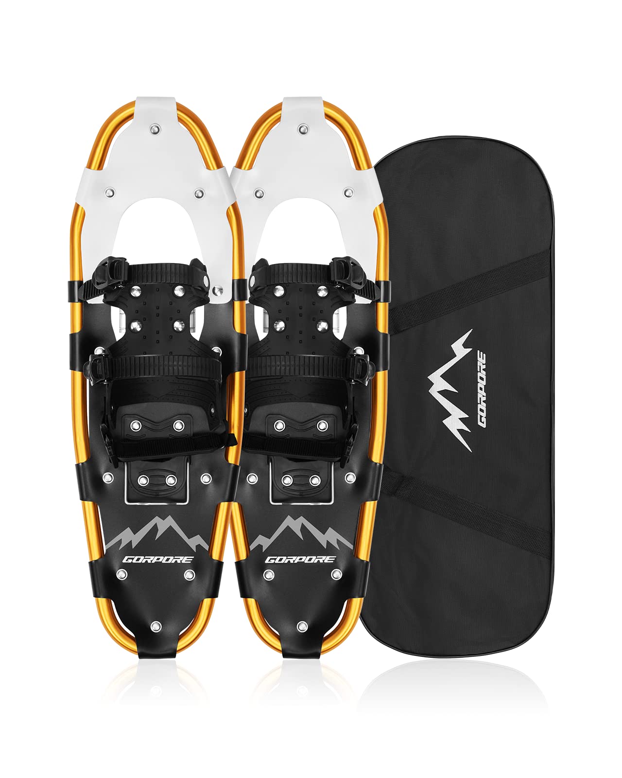 GORPORE All Terrain Snowshoes (Gold, 21" (Up to 150lbs))