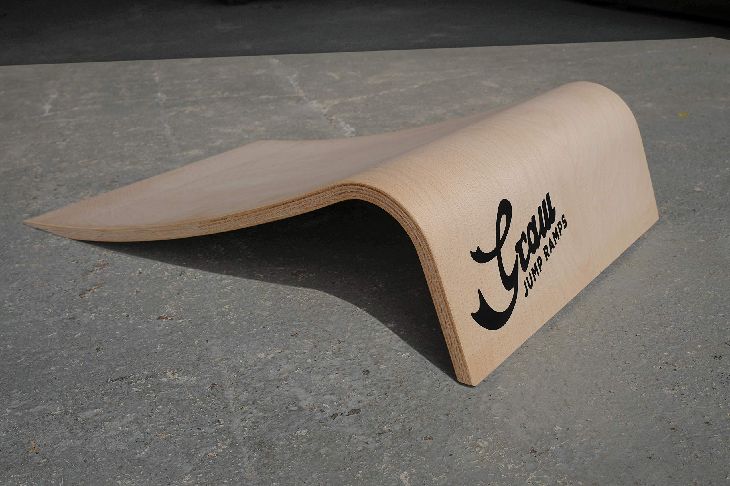Graw Jump Ramps J15-5.9" Wooden Launch Ramp for Skateboard, BMX and More