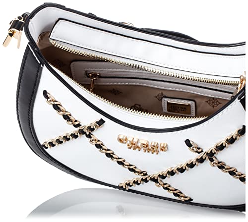 GUESS Abey Small Hobo White One Size