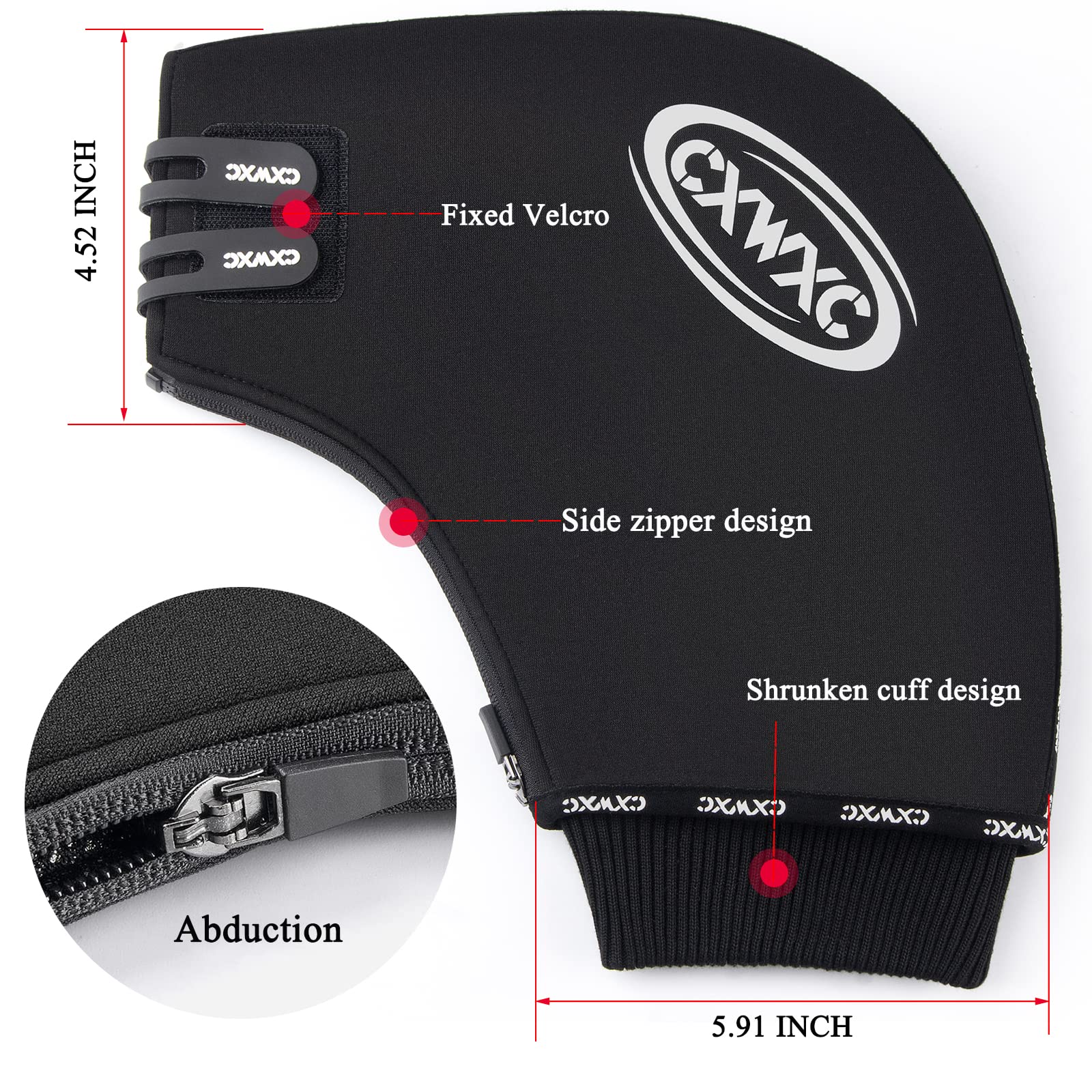 Handlebar Mittens- Windproof & Waterproof Fat Bike Bar Covers - Commuter Mountain Road Bicycle Bar Warmer Covers for Winter Cycling (Road Style)