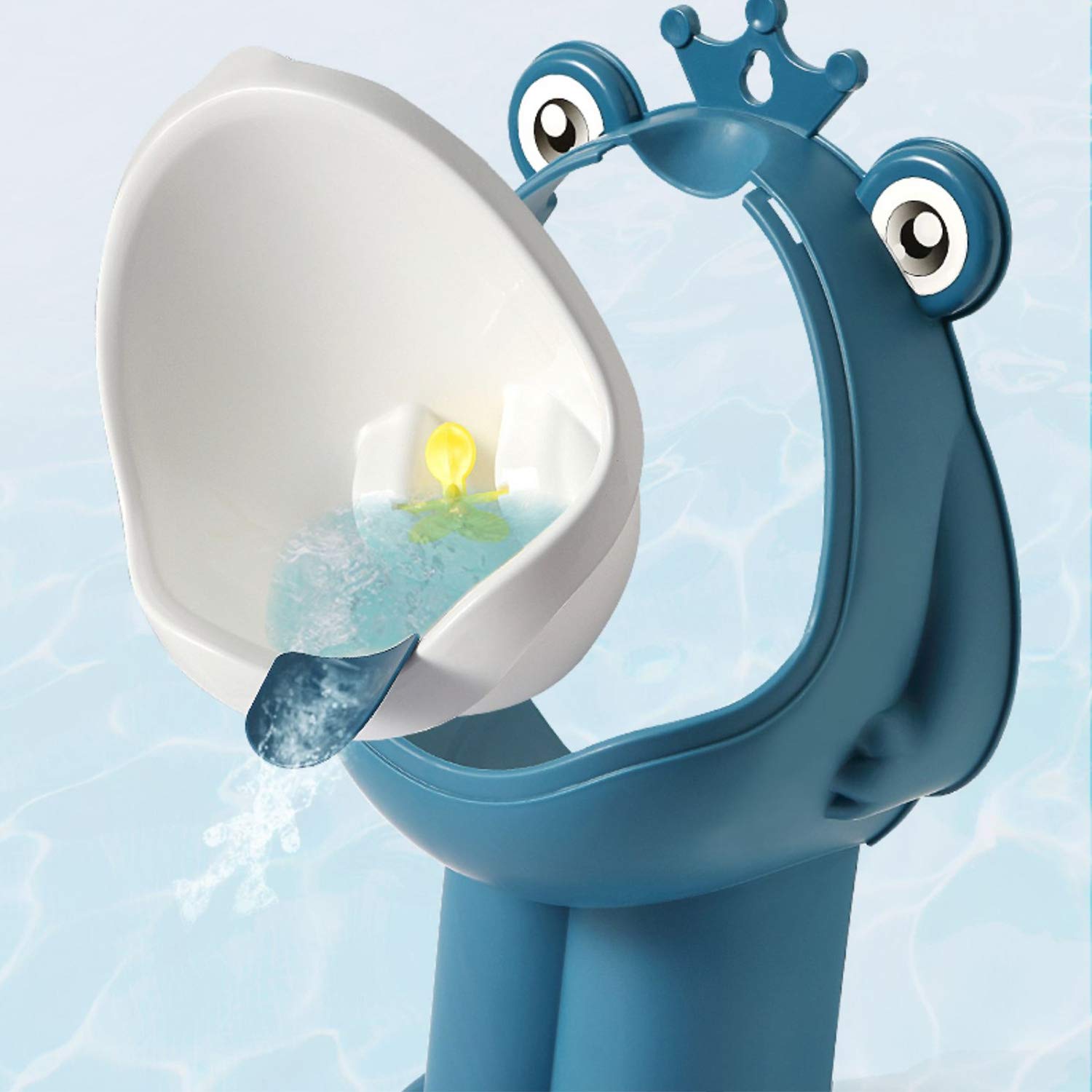 Hallo Potty Training Urinal Boy Urinal Kids Toddler Pee Trainer Bathroom Funny Baby Training Potties(DEEP Blue)
