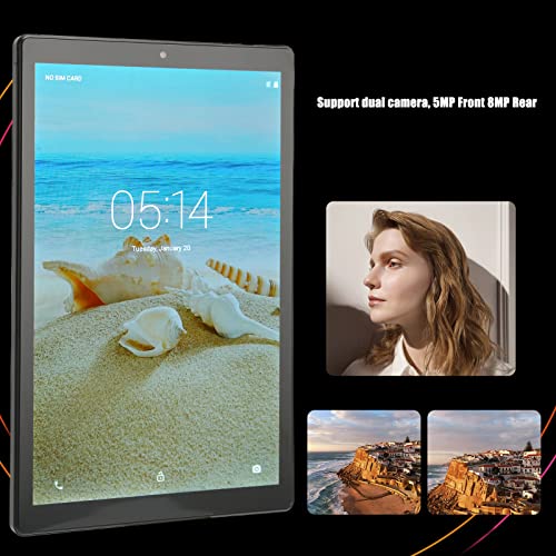 Honio 10 Inch Tablet, Octa Core CPU 100β240V 4GB RAM 64GB ROM Tablet PC Gaming IPS (US Plug)