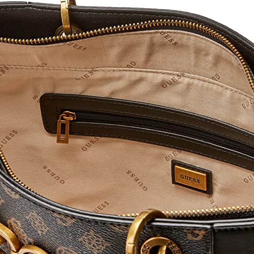 GUESS Noelle Small Elite Tote, Mocha Multi