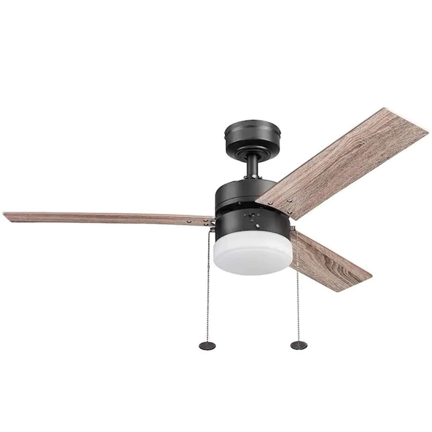 Harbor Breeze Vue 44-in Matte Bronze LED Indoor Ceiling Fan with Light Kit (3-Blade)