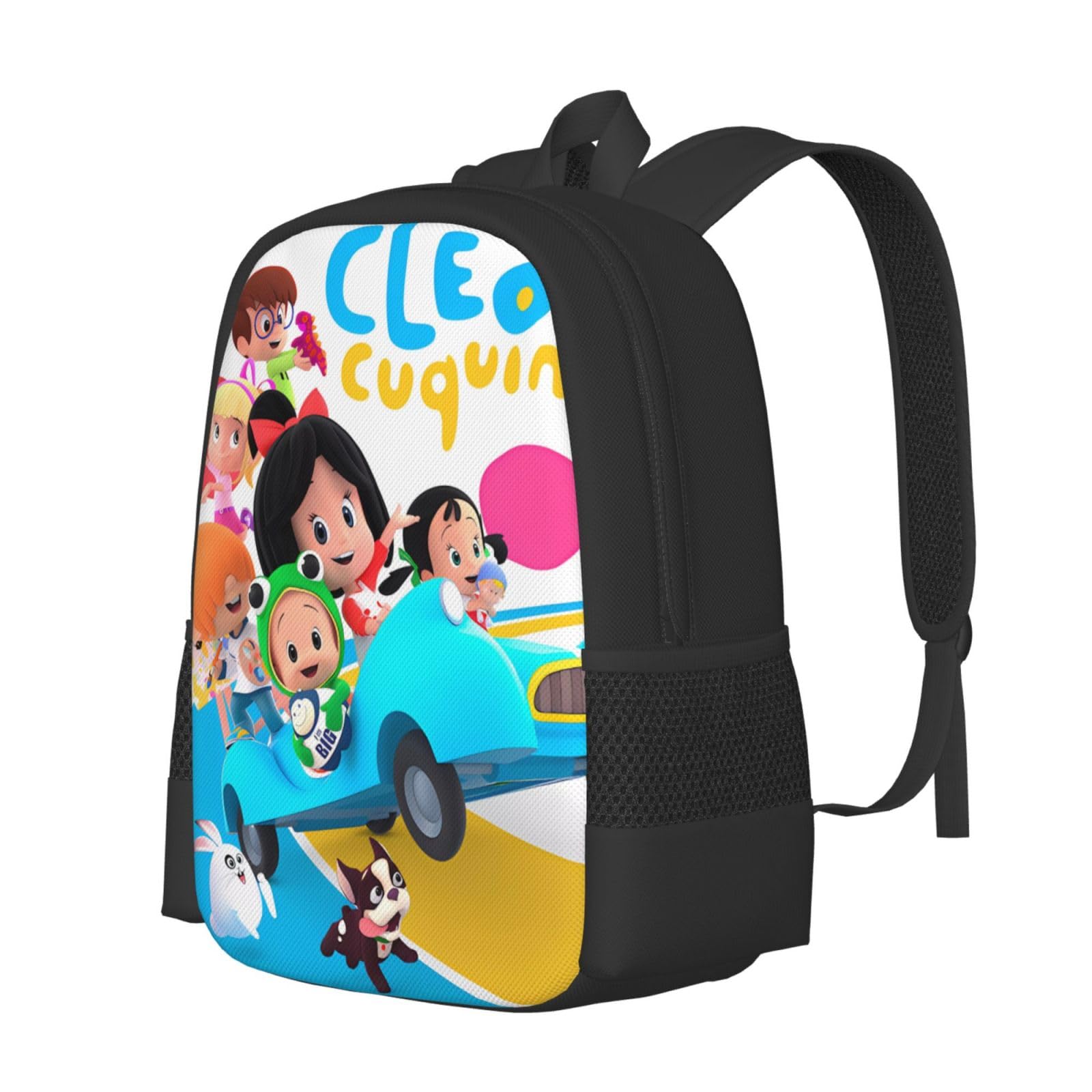 GLGFAS Cleo Anime Cuquin Backpack Large Capacity Leisure Travel Backpack Book Bag Outgoing Daypack 12.5x5.5x16.5 inch