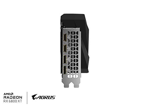 GIGABYTE AORUS Radeon RX 6800 XT Master 16G Graphics Card, MAX-Covered Cooling, 16GB 256-bit GDDR6, GV-R68XTAORUS M-16GD Video Card