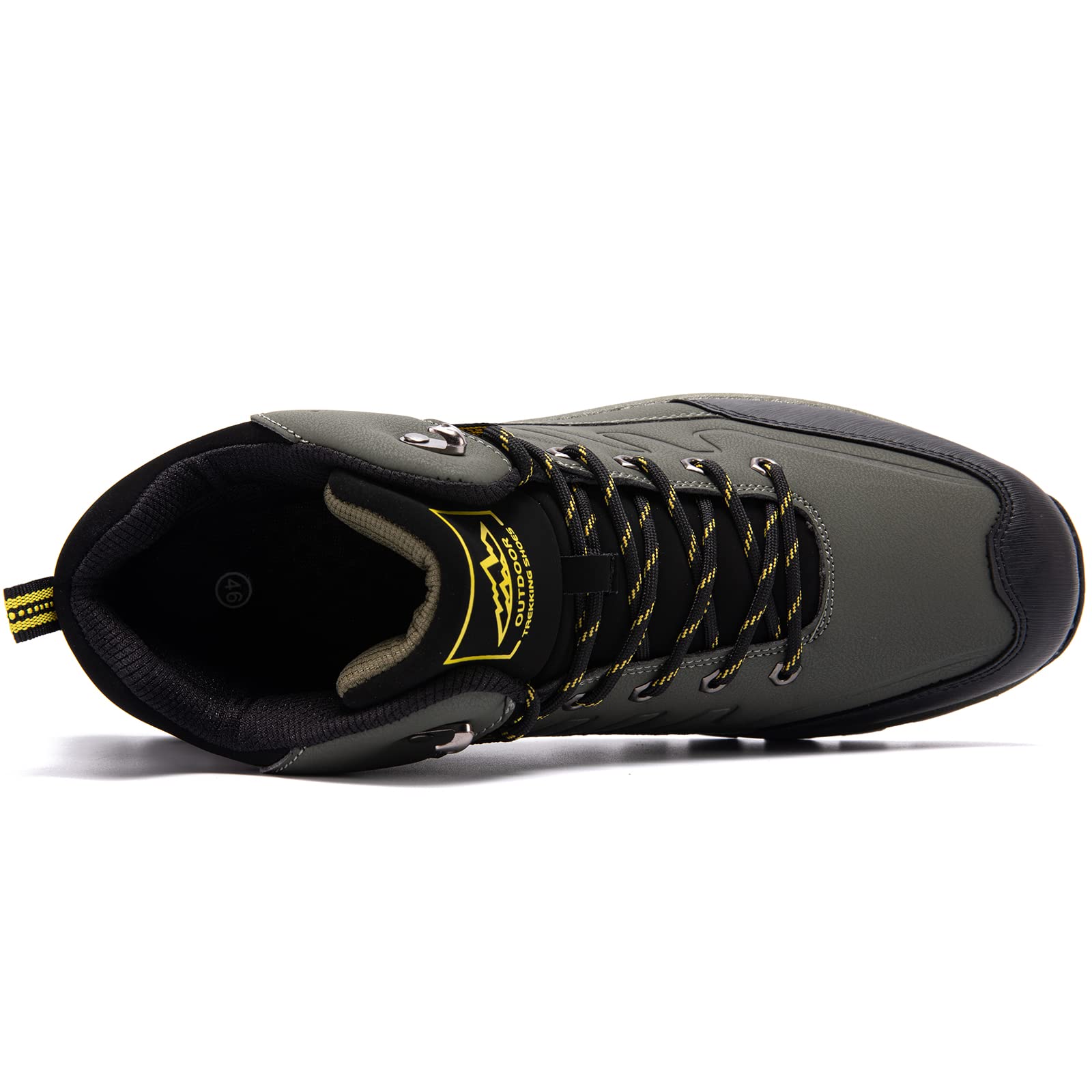 HIKLDK Waterproof Hiking Shoes for Men Casual Outdoor Non-Slip Boots