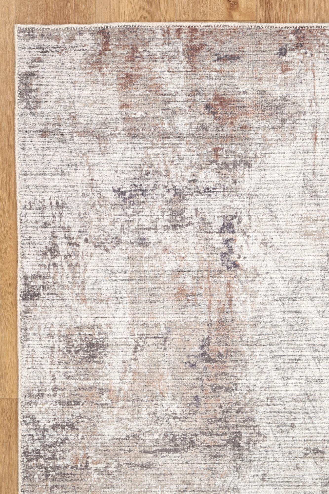 Home Culture Machine Washable Area Rug, Non-Shedding, for Livingroom, Kitchen, Dining, Office, Low Pile, Pet Friendly Rug (8'8''x12)