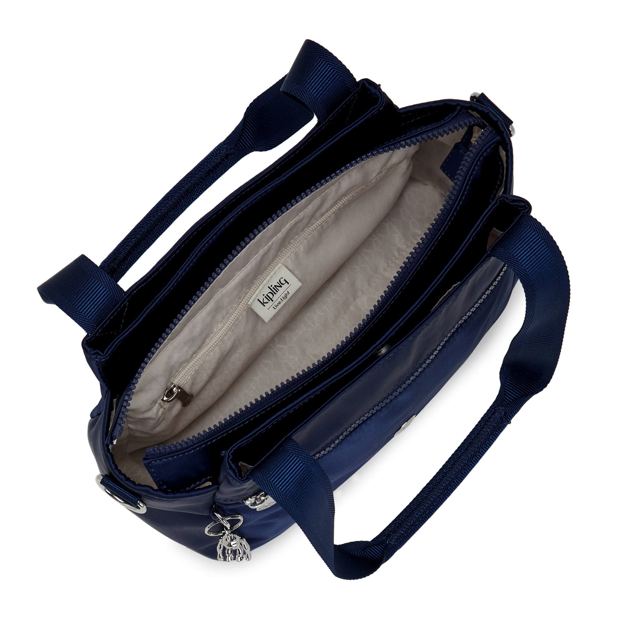 Kipling Women's Elysia Crossbody Bag, Lightweight, Multi-Compartment Magnetic Snap Pockets, Shoulder Bag