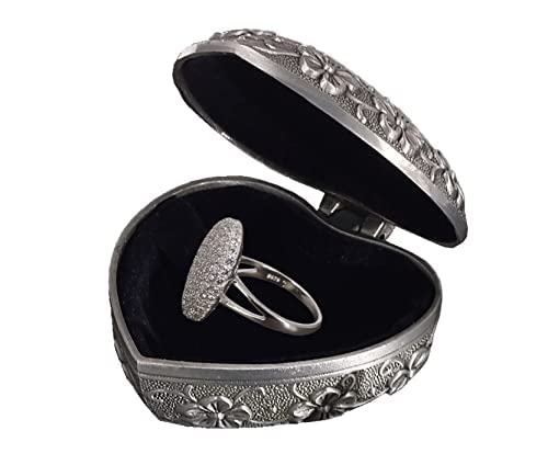 Genuine 925 Sterling Silver Twilight Women's Ring Micro PavĂŠ Zircon Ring with a Jewelry Heart Box, Breaking Dawn Bella Swan engagement ring (7)