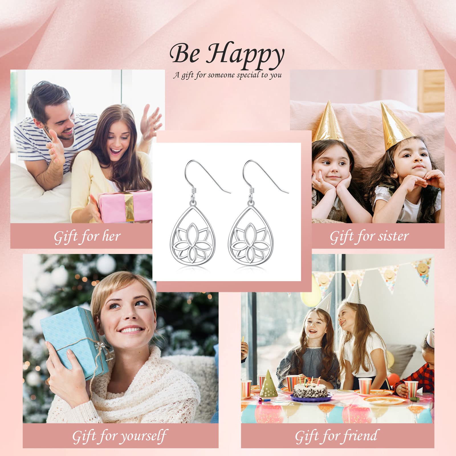 Infinity Earrings for Women Sterling Silver Twist Drop Infinity Earrings Infinity Drop Dangle Earrings for Women